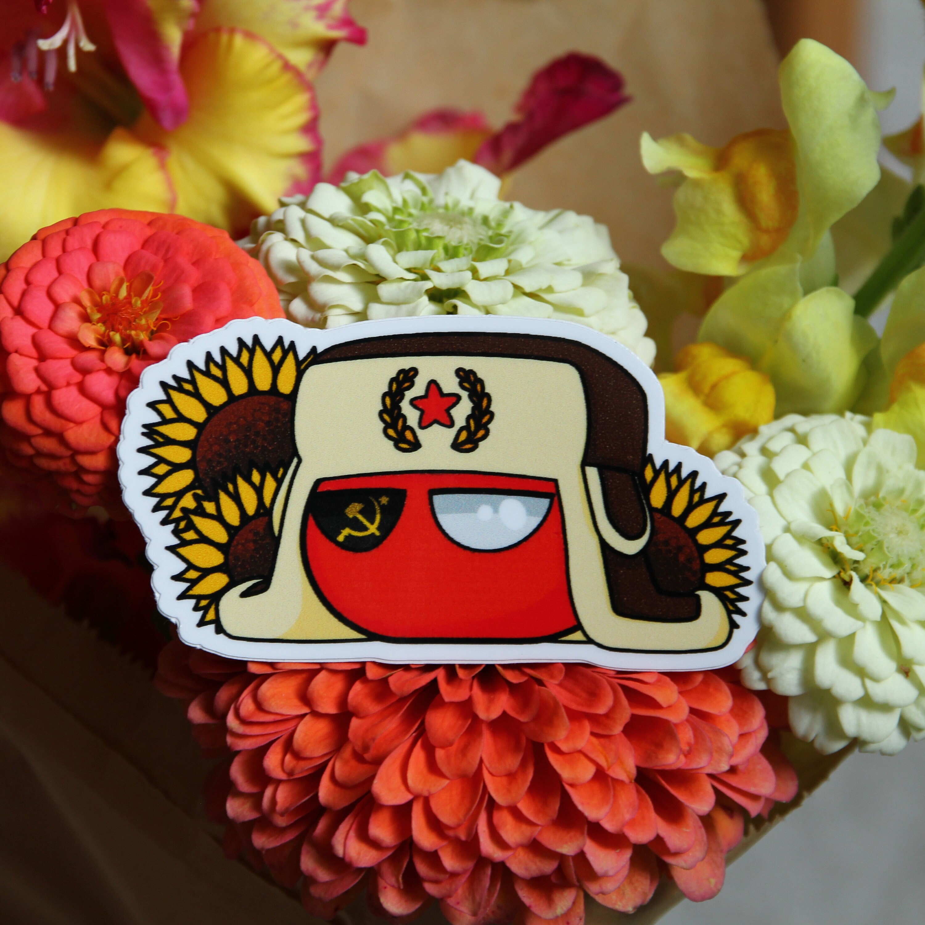 Soviet Union Countryball Sticker 3 Vinyl Sticker - Etsy