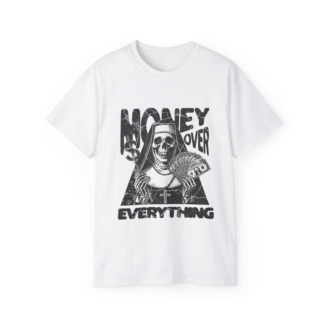 Money Over Everything Graphic Tee - Etsy