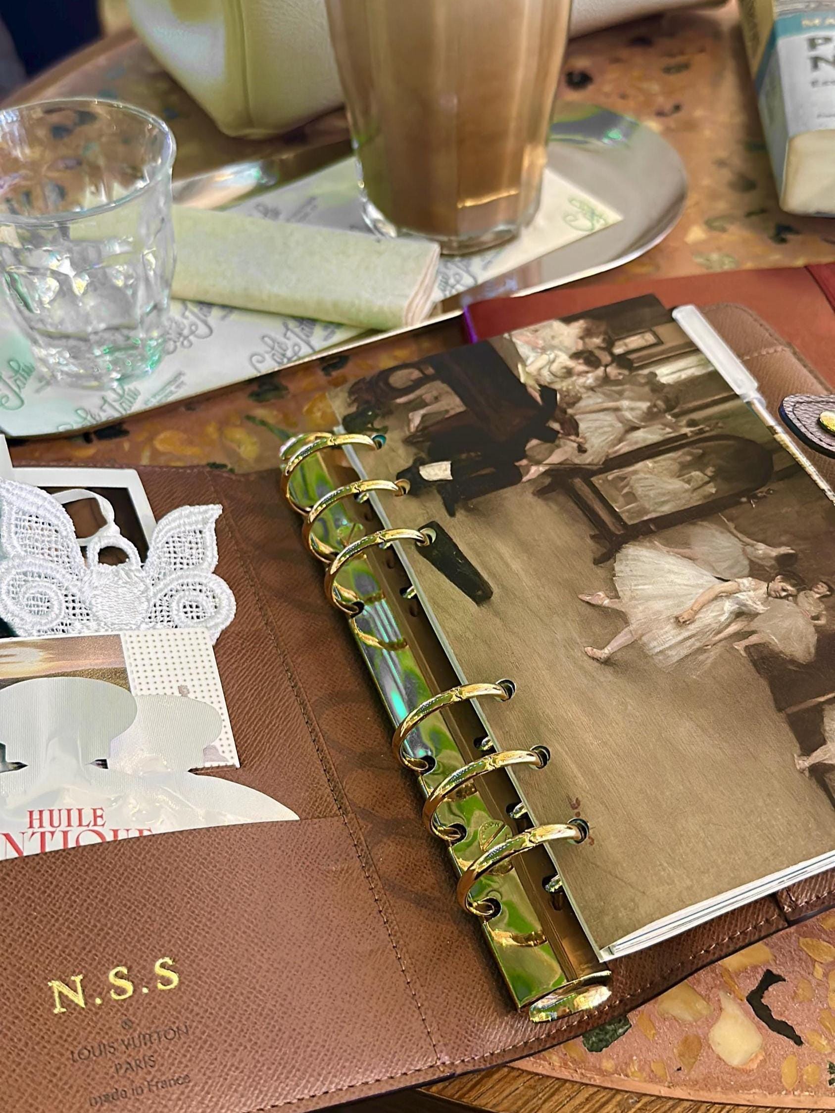 Ballerina Planner Dashboard, Made From a Giclée Fine Art Print of the ...
