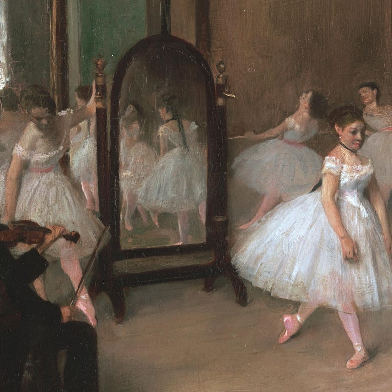 Ballerina Planner Dashboard, Made From a Giclée Fine Art Print of the ...