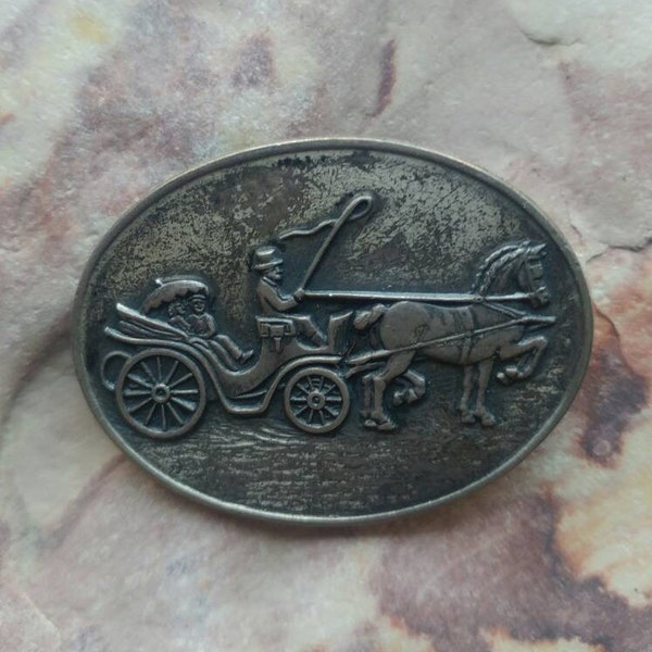 Horse and Carriage Pin - Etsy