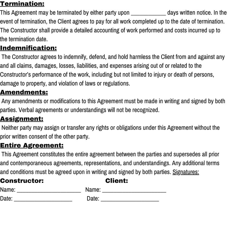CONSTRUCTION CONTRACT AGREEMENT, Construction Contract Agreement ...