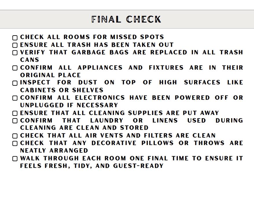 Ultimate Cleaning Checklist - Printable PDF for a Sparkling Home! Home ...