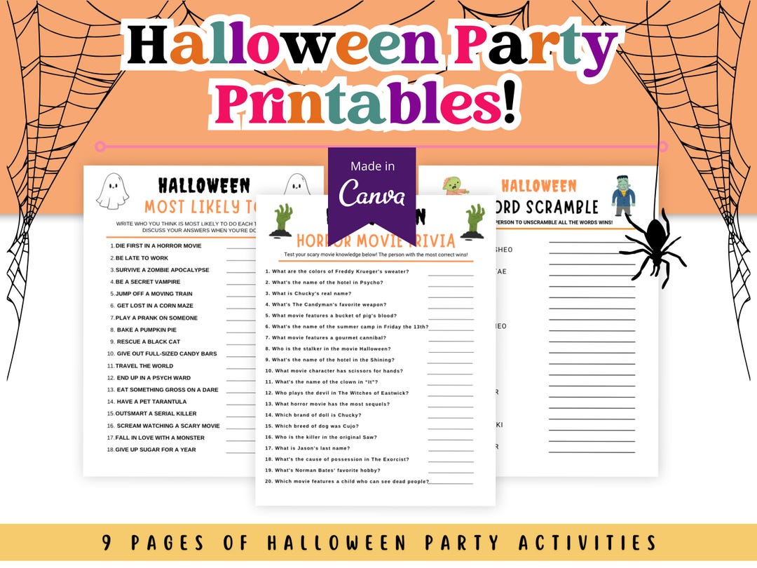 Halloween Printable, Halloween Knowledge, Hallowen Activity, Printable ...
