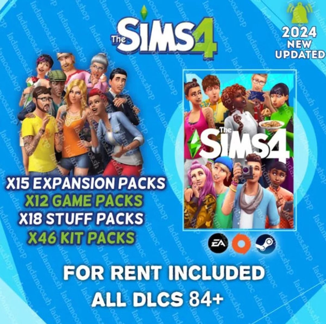 The Sims 4 Coleção Completa todas as Expansões DLC 72 Leia a descrição ...