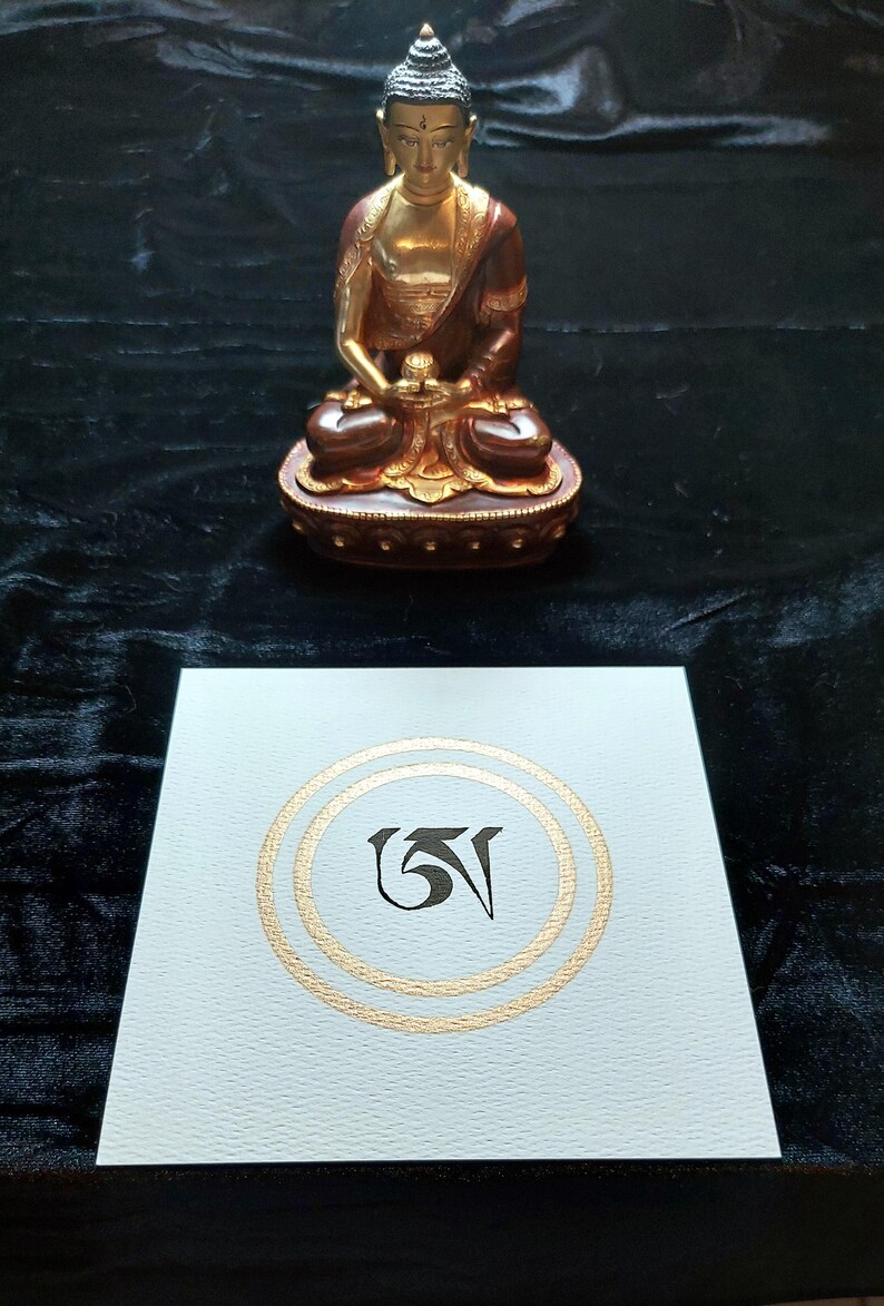 Tibetan Calligraphy, AH | Hand Written Artwork | Custom Asian Hand ...