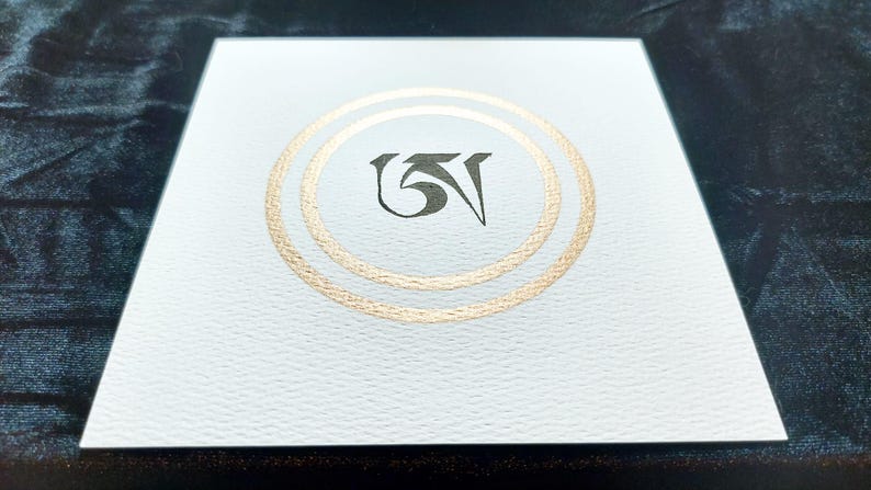 Tibetan Calligraphy, AH | Hand Written Artwork | Custom Asian Hand ...