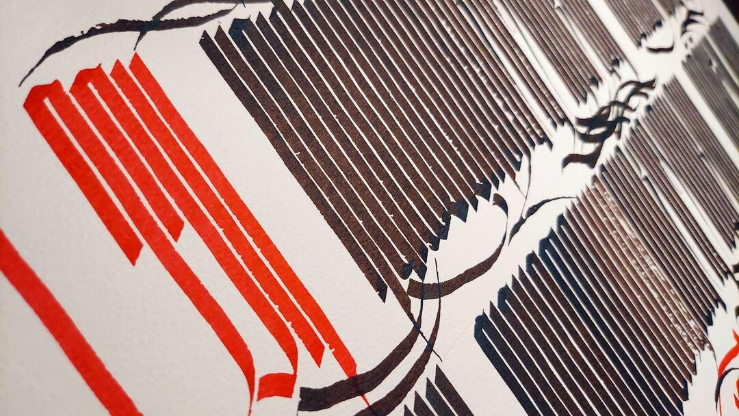 Tibetan Calligraphy - Prayer to Accomplish the Dharma | Tibetan ...
