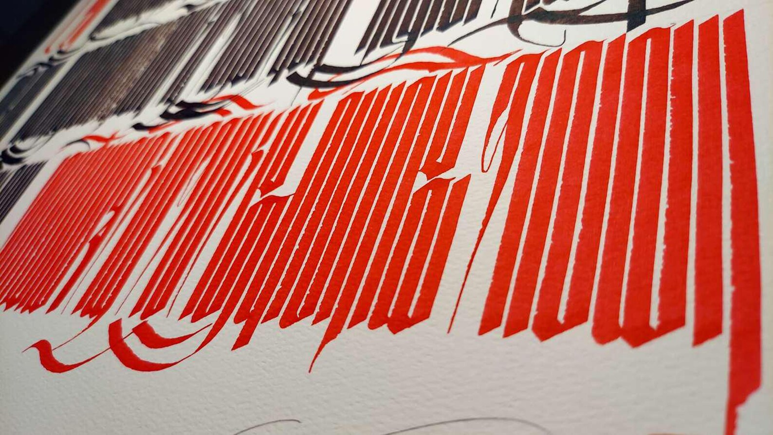 Tibetan Calligraphy - Prayer to Accomplish the Dharma | Tibetan ...