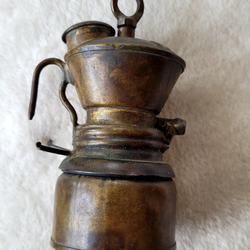 Antique Miners Lamp - Etsy