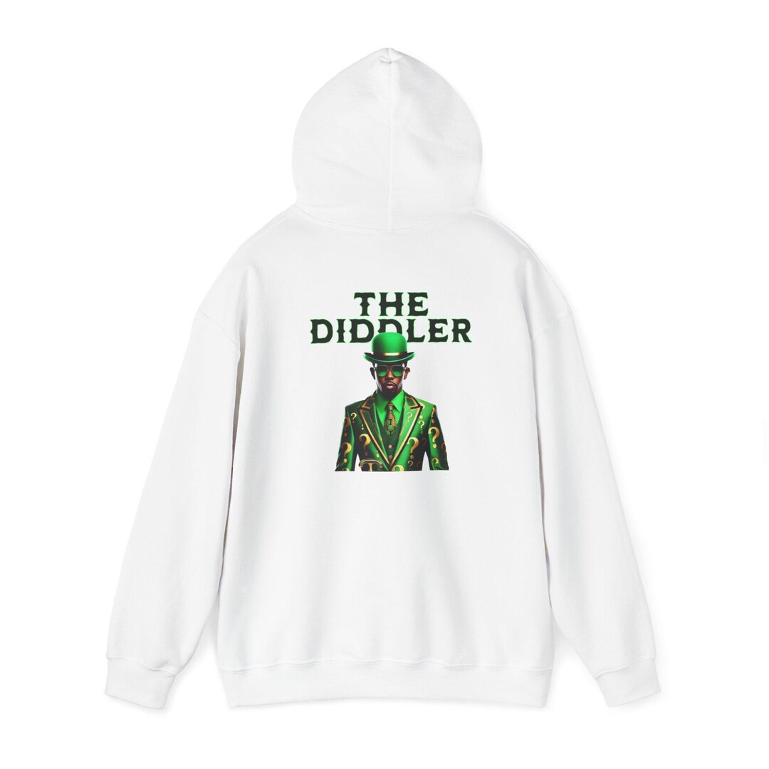 P Diddy Funny the Diddler Meme Hoodie, P Diddy Goes to Prison Humor ...