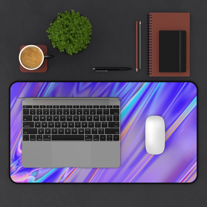Abstract Multi Color Gaming and Desktop Mouse Pad Desk Mat 3 Sizes 18 ...