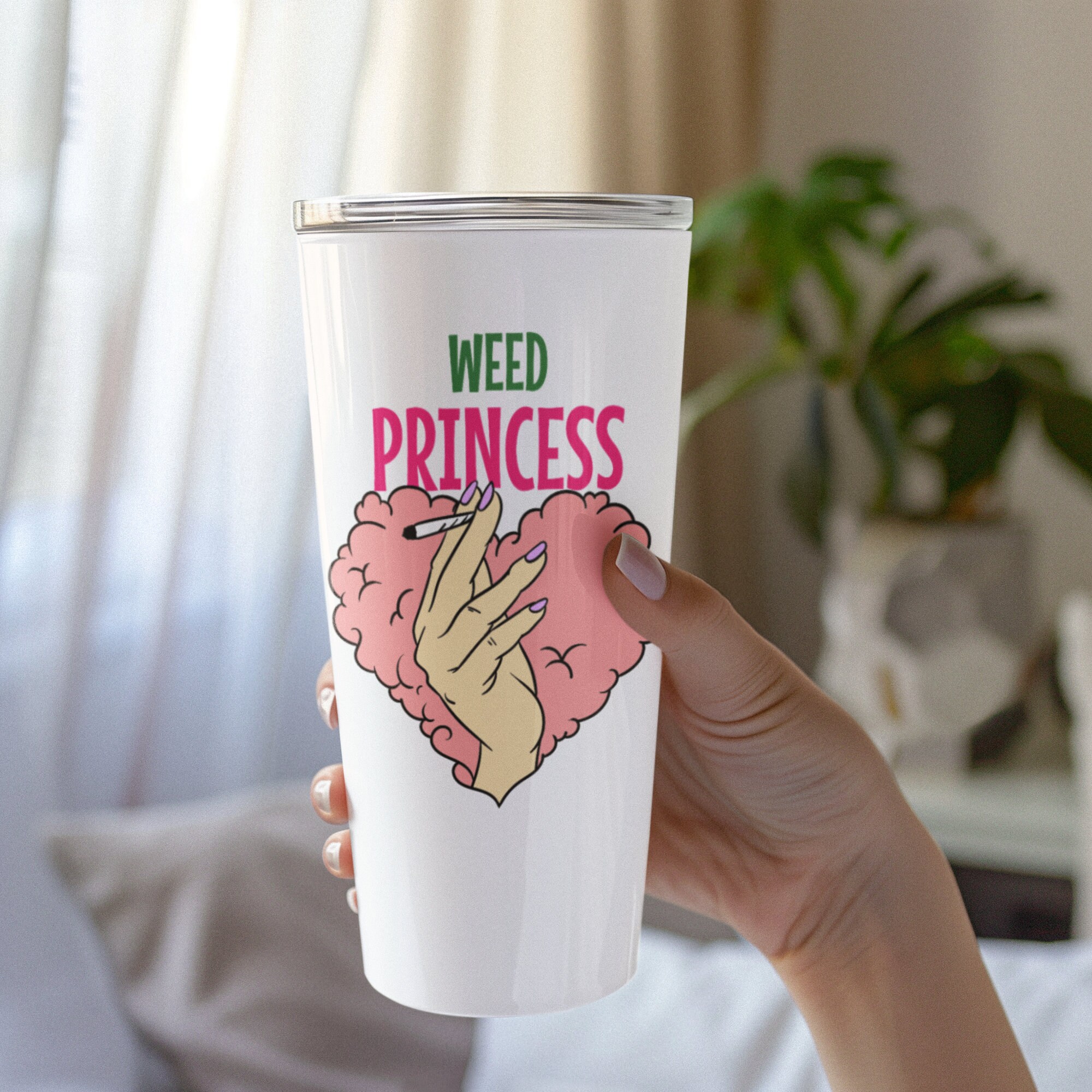 Weed Princess Stoner Pot Head Weed Ringneck Tumbler, 20oz - Etsy