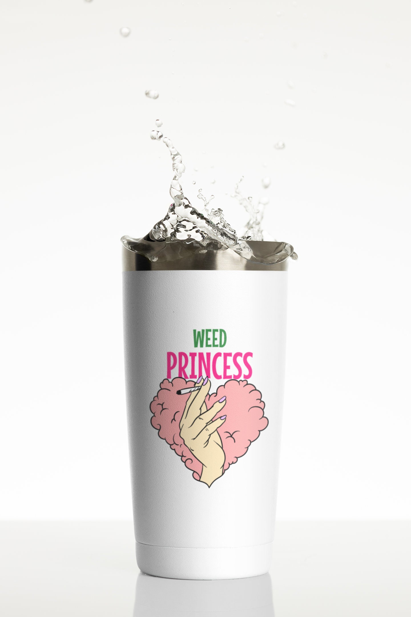 Weed Princess Stoner Pot Head Weed Ringneck Tumbler, 20oz - Etsy