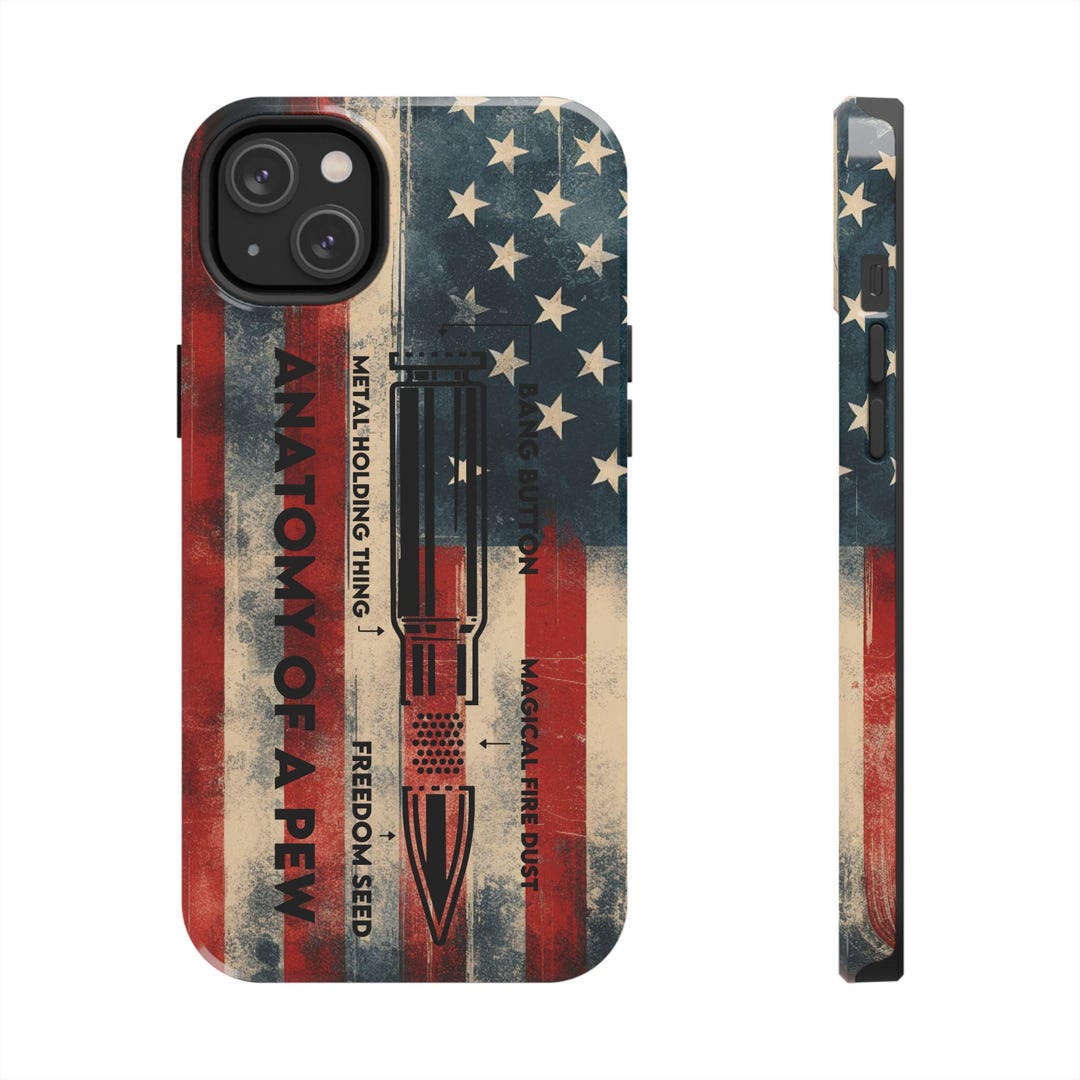 Anatomy of a Pew Phone Case, Pro Firearms Phone Case, Sarcastic Gun ...