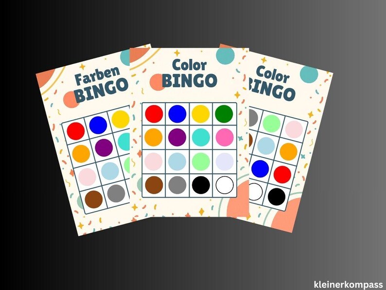 Printable Color Bingo Game for Kids | Preschool and Kindergarten ...