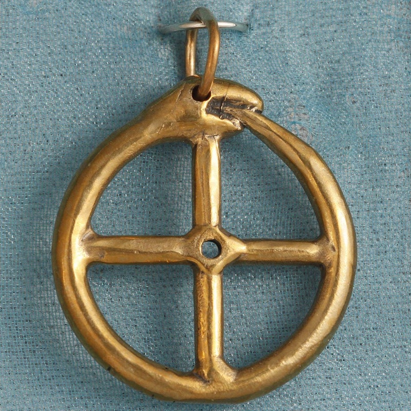 Solar Cross Pendant - Etsy