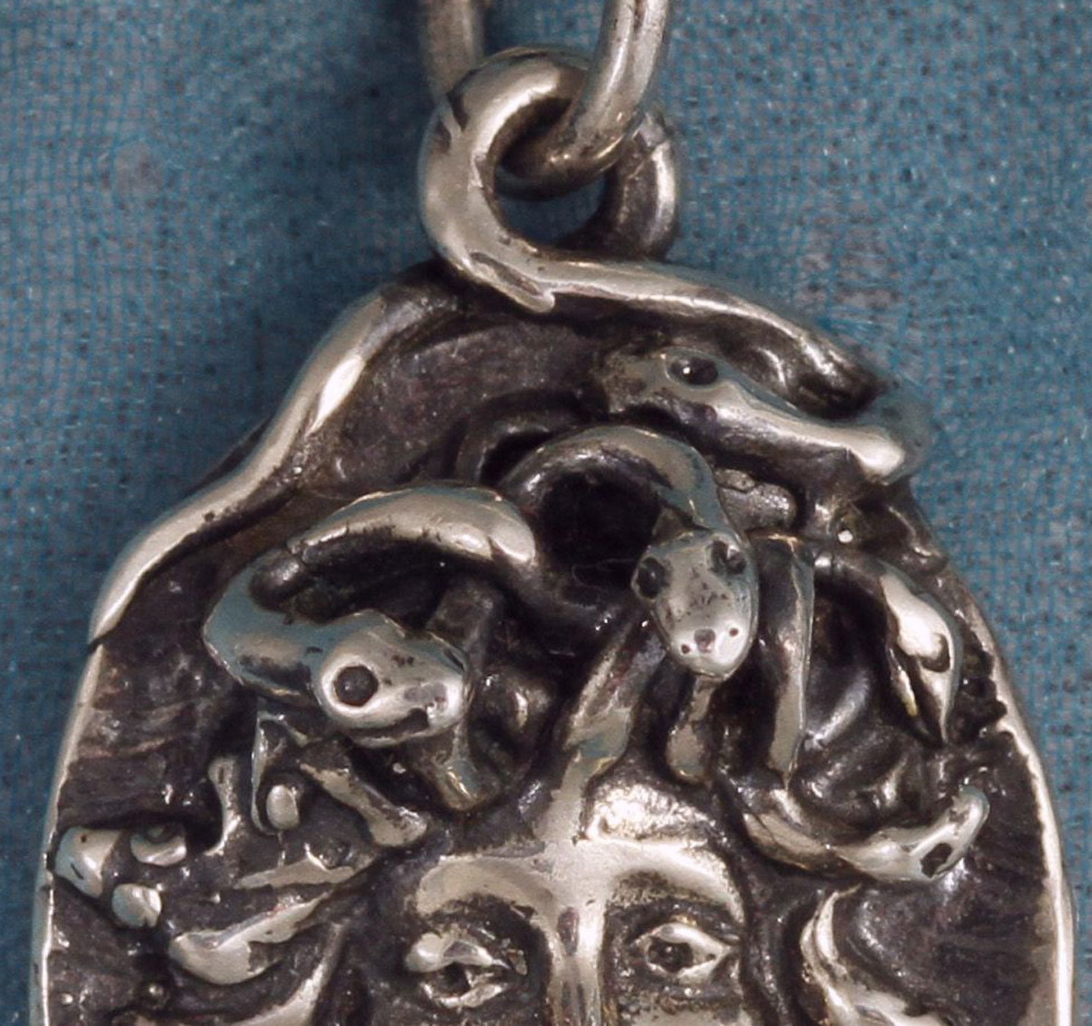 Medusa Sterling Silver Pendant - Etsy