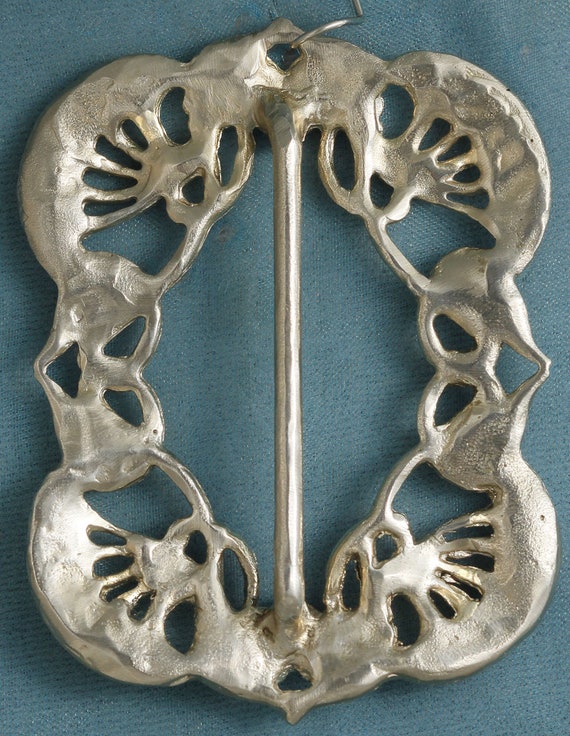 Buckles Sewing Bronze Large Rectangular Victorian Edwardian Art Nouveau ...