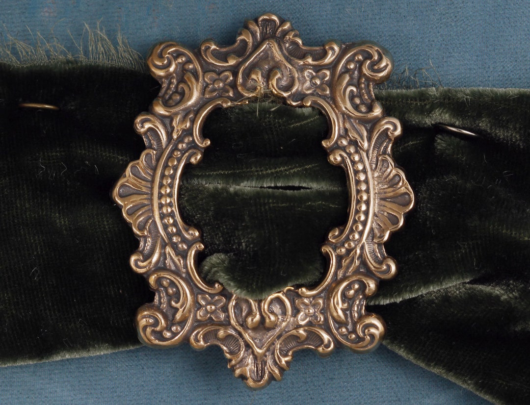Bronze Victorian Gothic Ornate Steampunk Buckle Accessory - Etsy