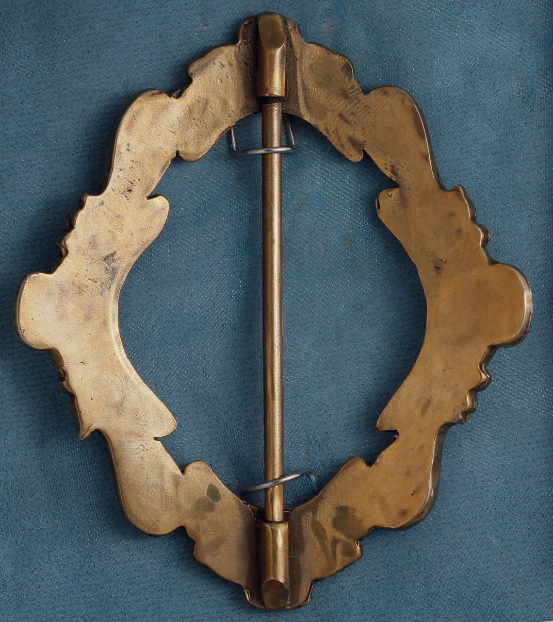 Bronze Large Art Nouveau Floral Victorian Buckle Accessory - Etsy