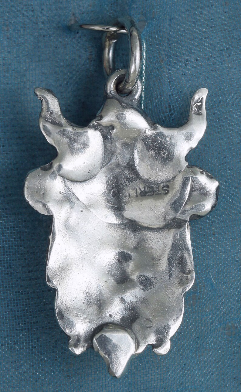 Minotaur Taurus Art Nouveau Sterling Silver Pendant - Etsy