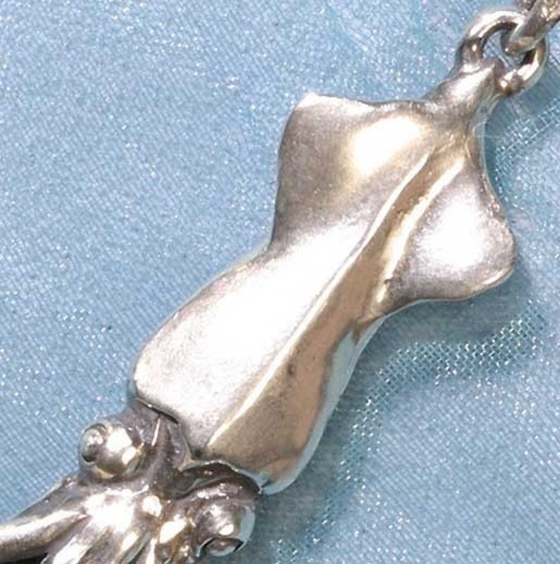 Squid Sterling Silver Pendant | Etsy