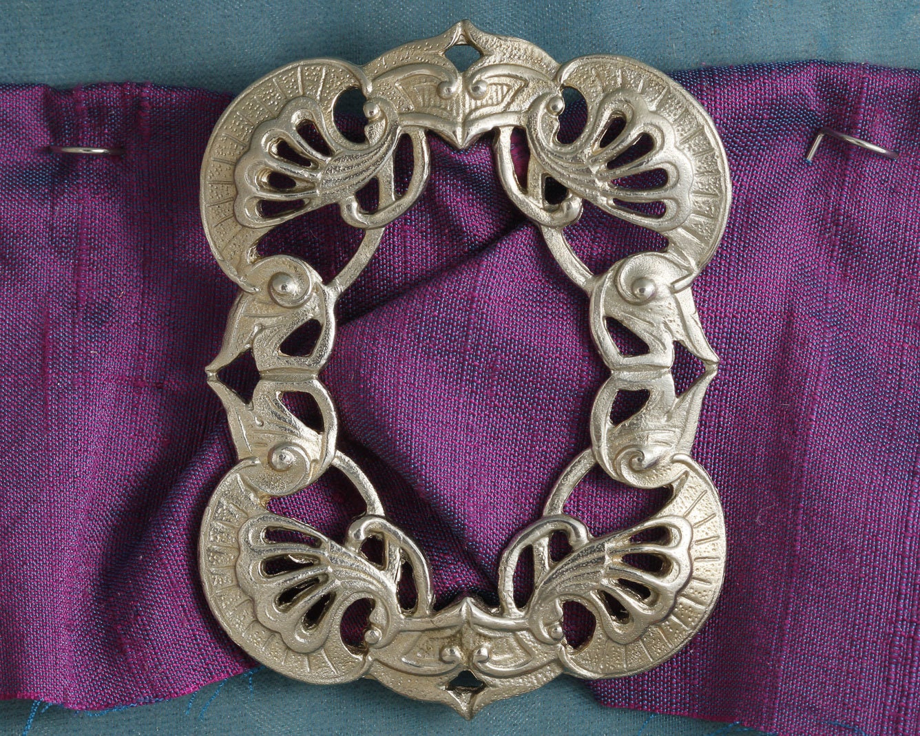 Buckles Sewing Bronze Large Rectangular Victorian Edwardian Art Nouveau ...