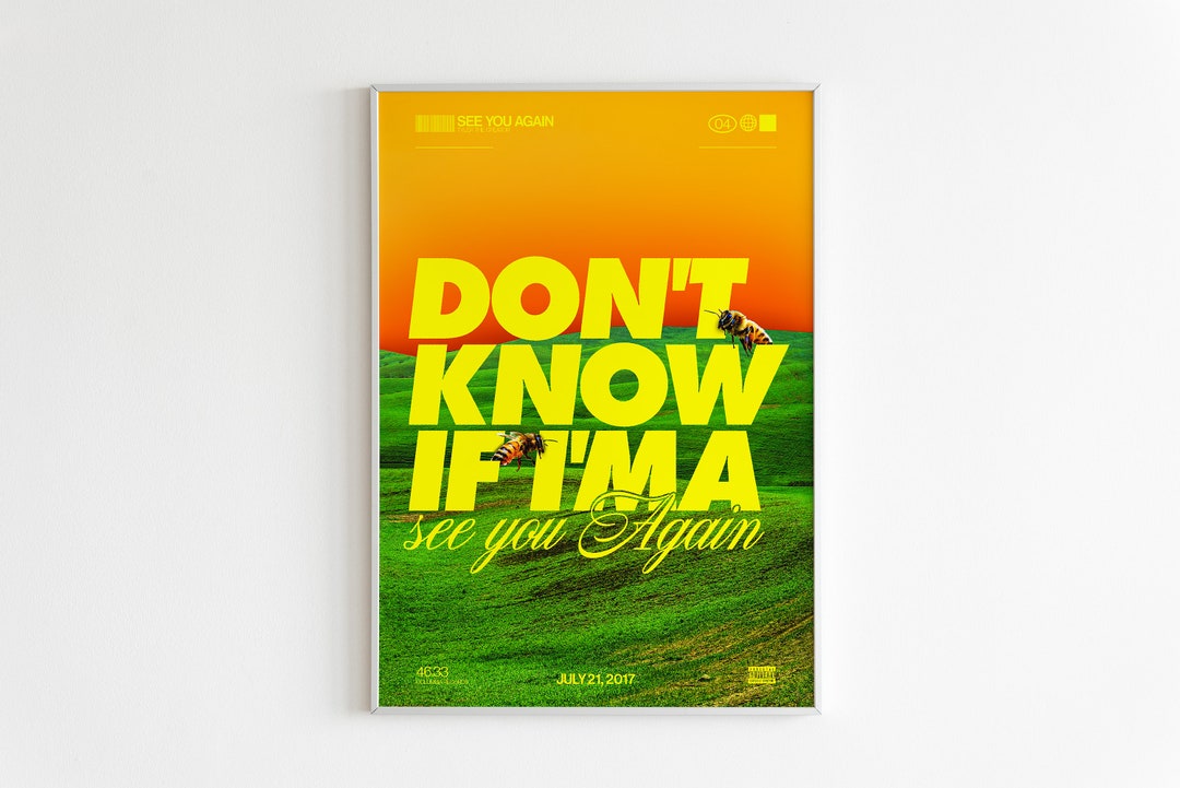 Tyler the Creator | See You Again Poster, Typography Poster, Rap Poster ...