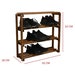 Wooden Shoe Rack 4-tier Shoe Storage Stand and Organization Shoe ...