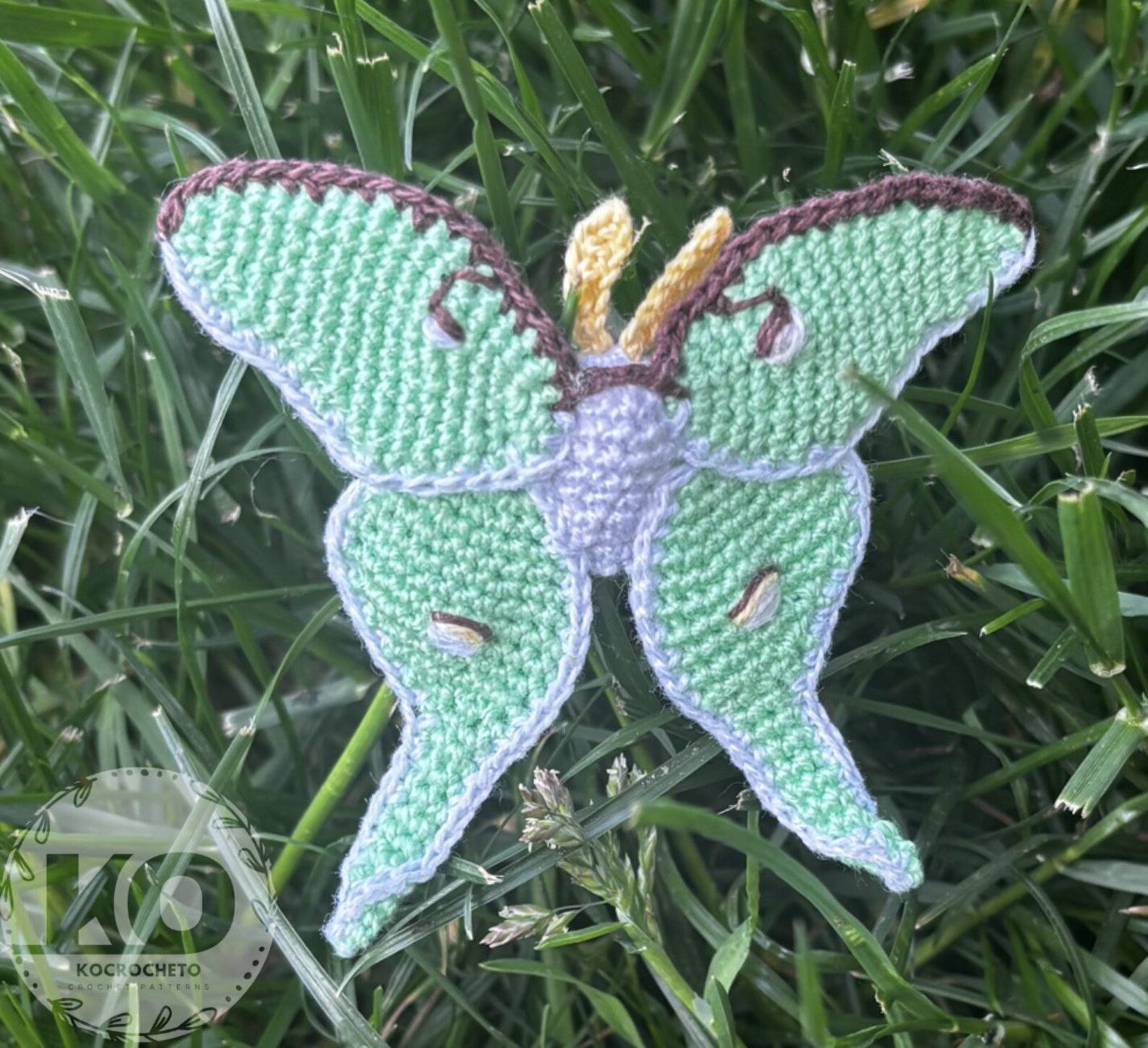 PATTERN Crochet Luna Moth - Etsy