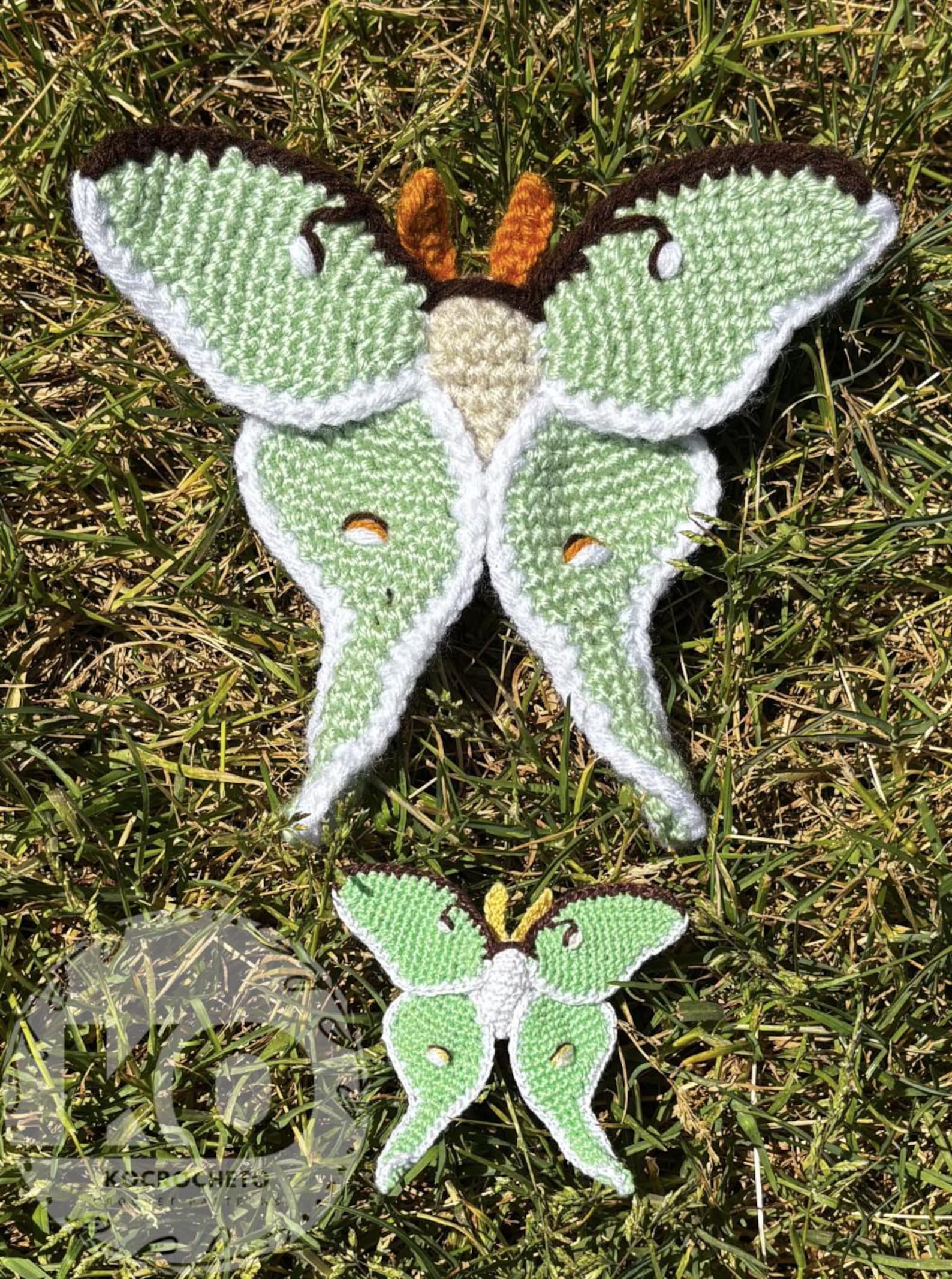 PATTERN Crochet Luna Moth - Etsy