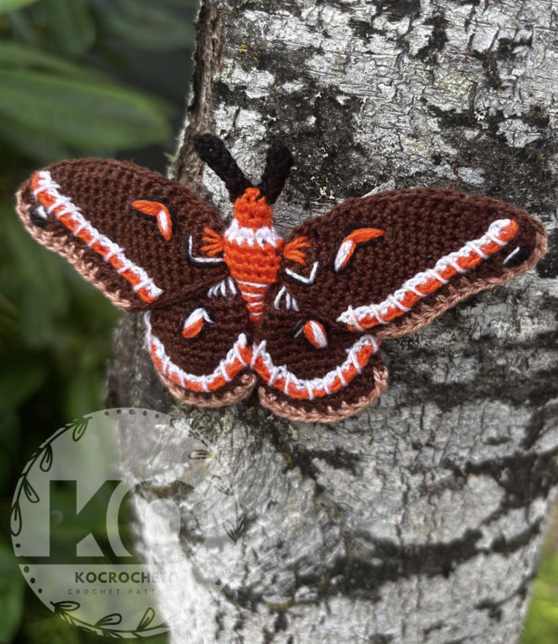 PATTERN Crochet Cecropia Moth - Etsy