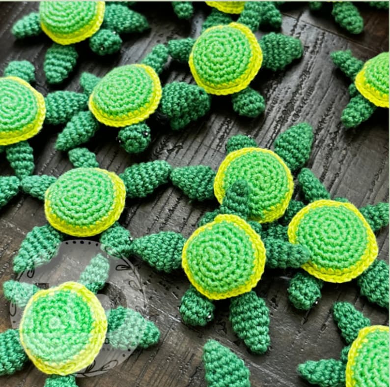 PATTERN Crochet Tiny Turtle - Etsy
