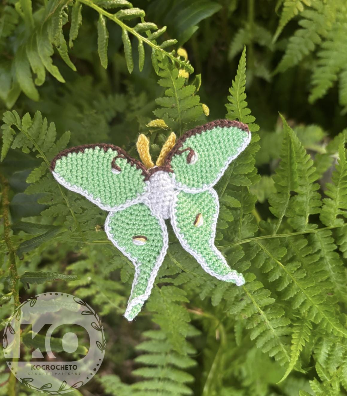 PATTERN Crochet Luna Moth - Etsy