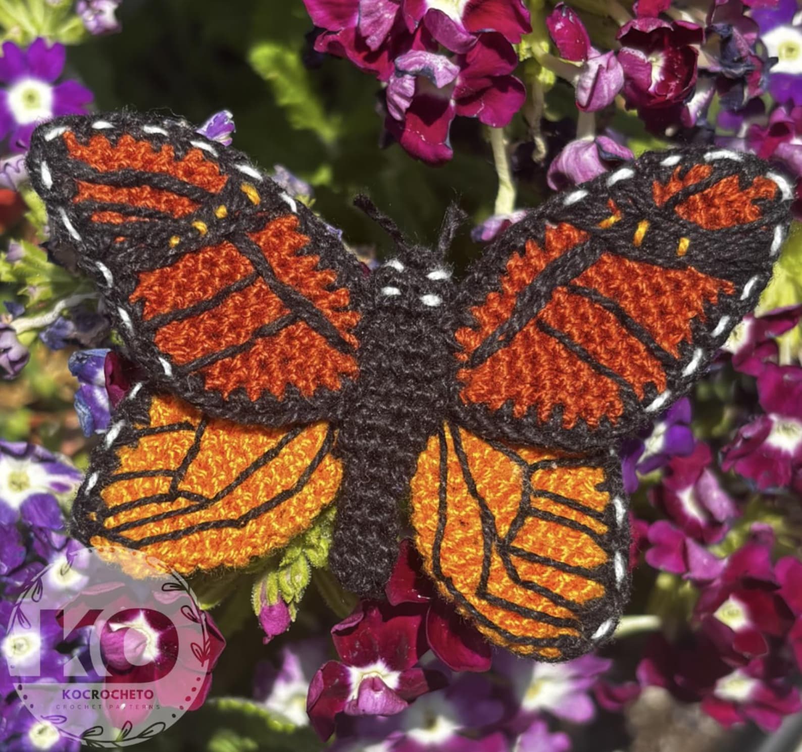 PATTERN Crochet Monarch Butterfly - Etsy