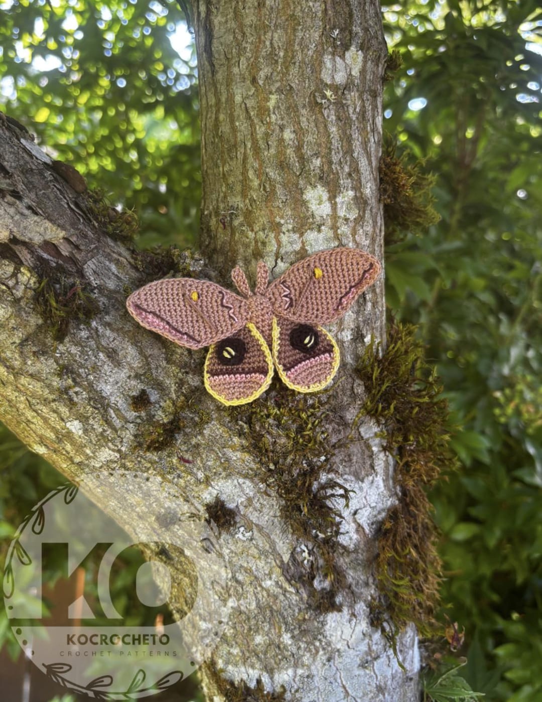 PATTERN Crochet Polyphemus Moth - Etsy