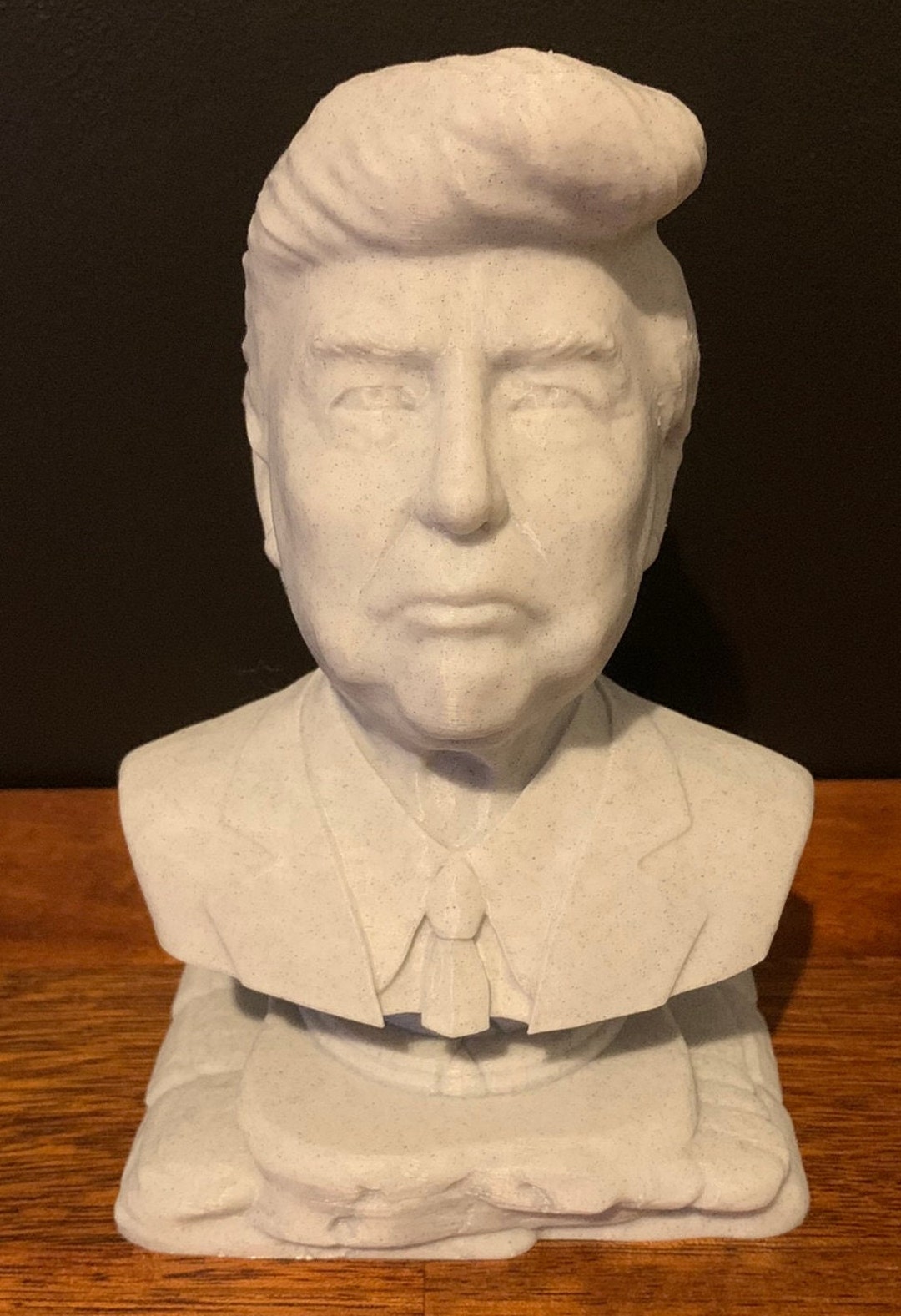 Donald Trump Statue 3D Printed / Marble Color - Etsy
