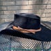 Custom Black Stetson Cowboy Hat Felt7/1/8 - Etsy
