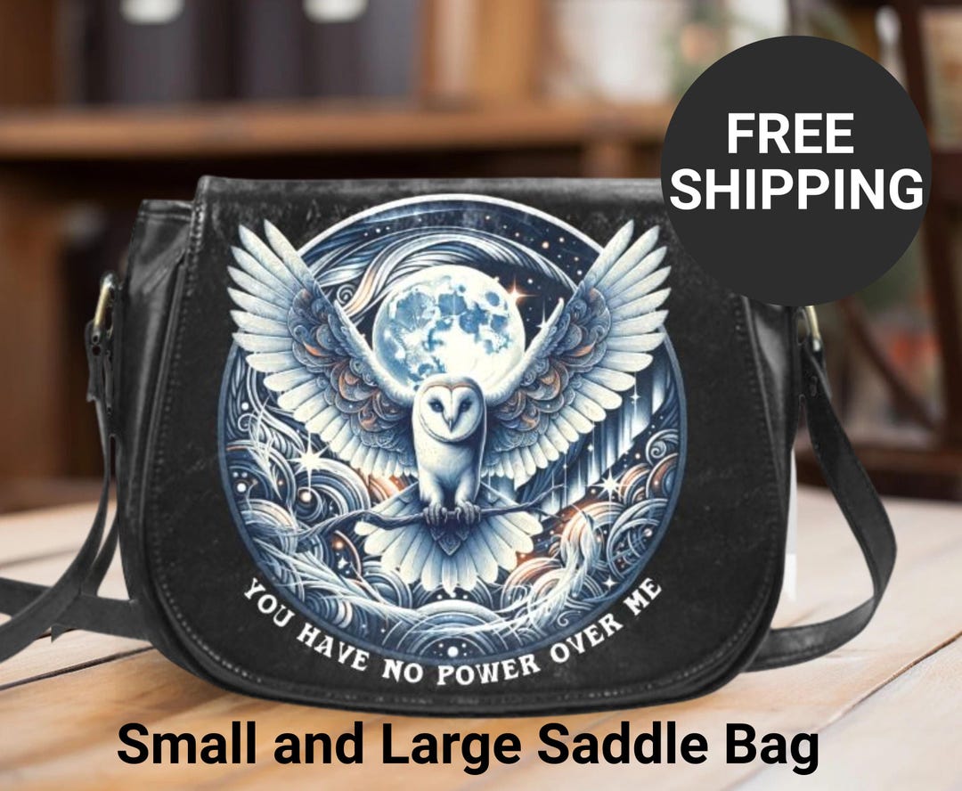 Barn Owl Labyrinth the Movie Saddle Bag Large and Small Saddle Bag, PU ...
