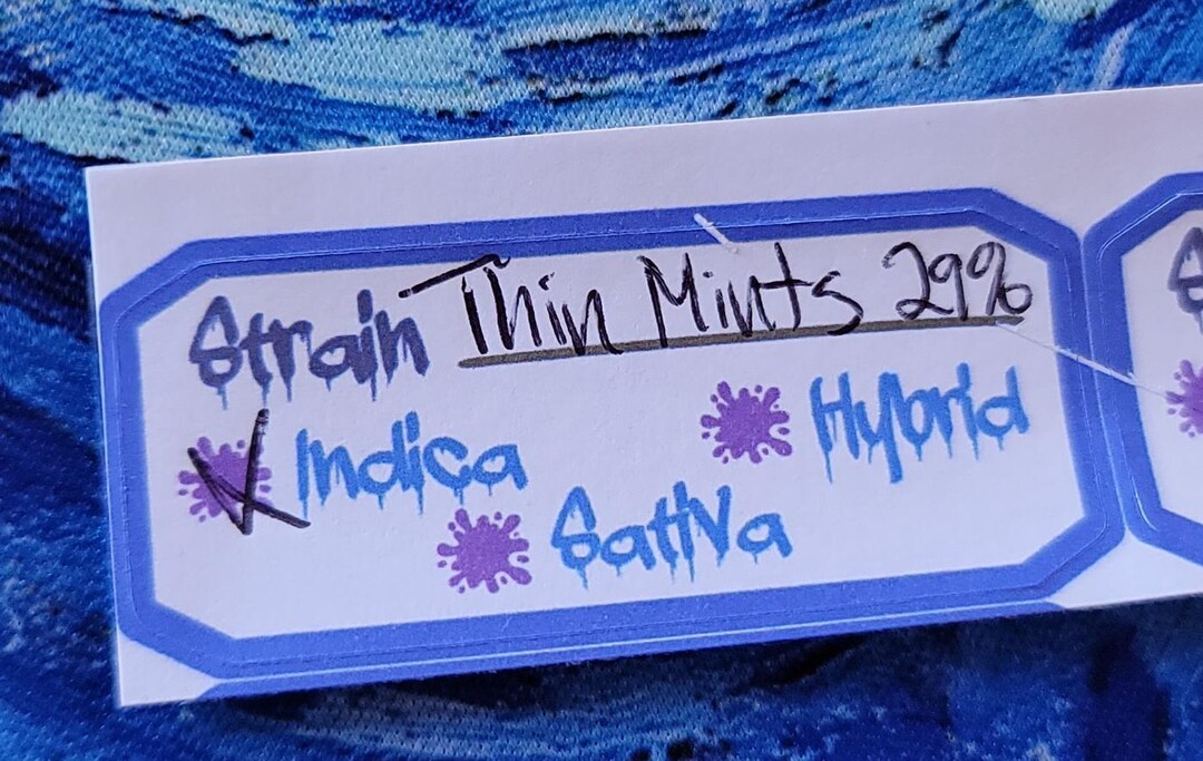 High Vibes Only — Themed Strain Labels | for 510 Vape Carts Labels ...