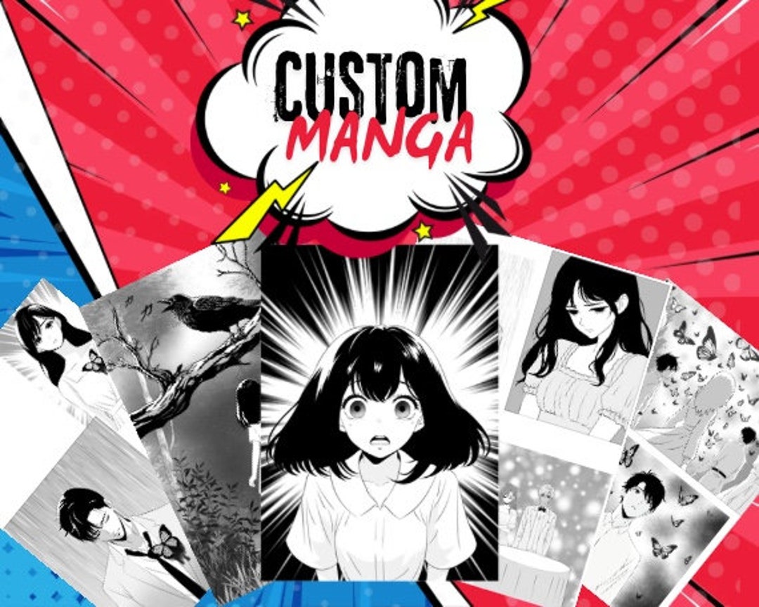 Custom Manga Page, Comic Book, Personalized Custom Manga - Etsy