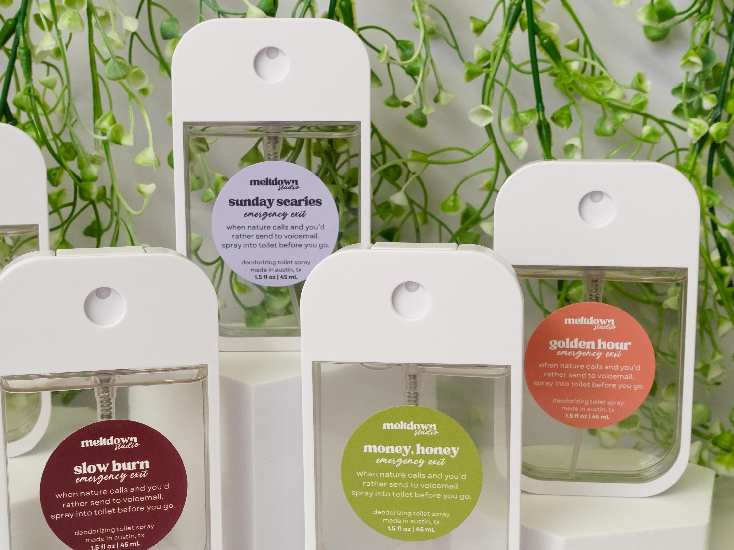 Emergency Exit Toilet Bowl Spray - Bathroom Mist - Deodorizing Poop ...
