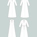 V-neck Dress Sewing Pattern by the Assembly Line, A-line Dress Sewing ...