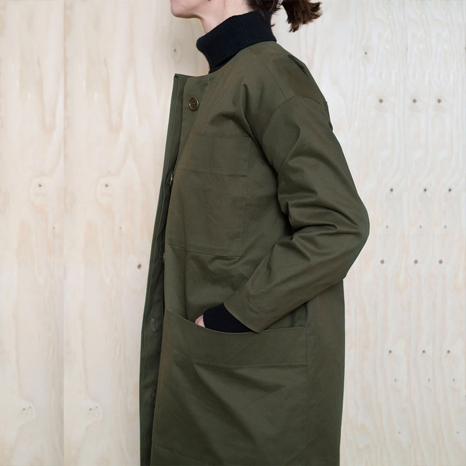 Lab Coat Sewing Pattern by the Assembly Line Workwear Coat - Etsy UK