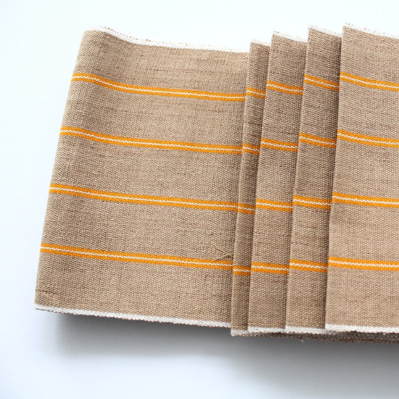 Aso-oke Woven Fabric African Textiles Beige Aso-oke With | Etsy