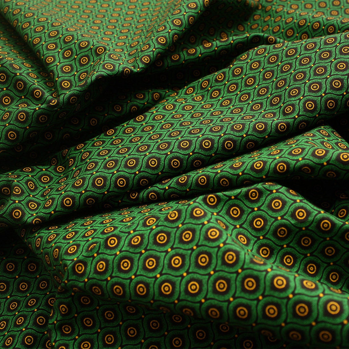 Green Shweshwe Fabric Green Quilting Fabric South African - Etsy