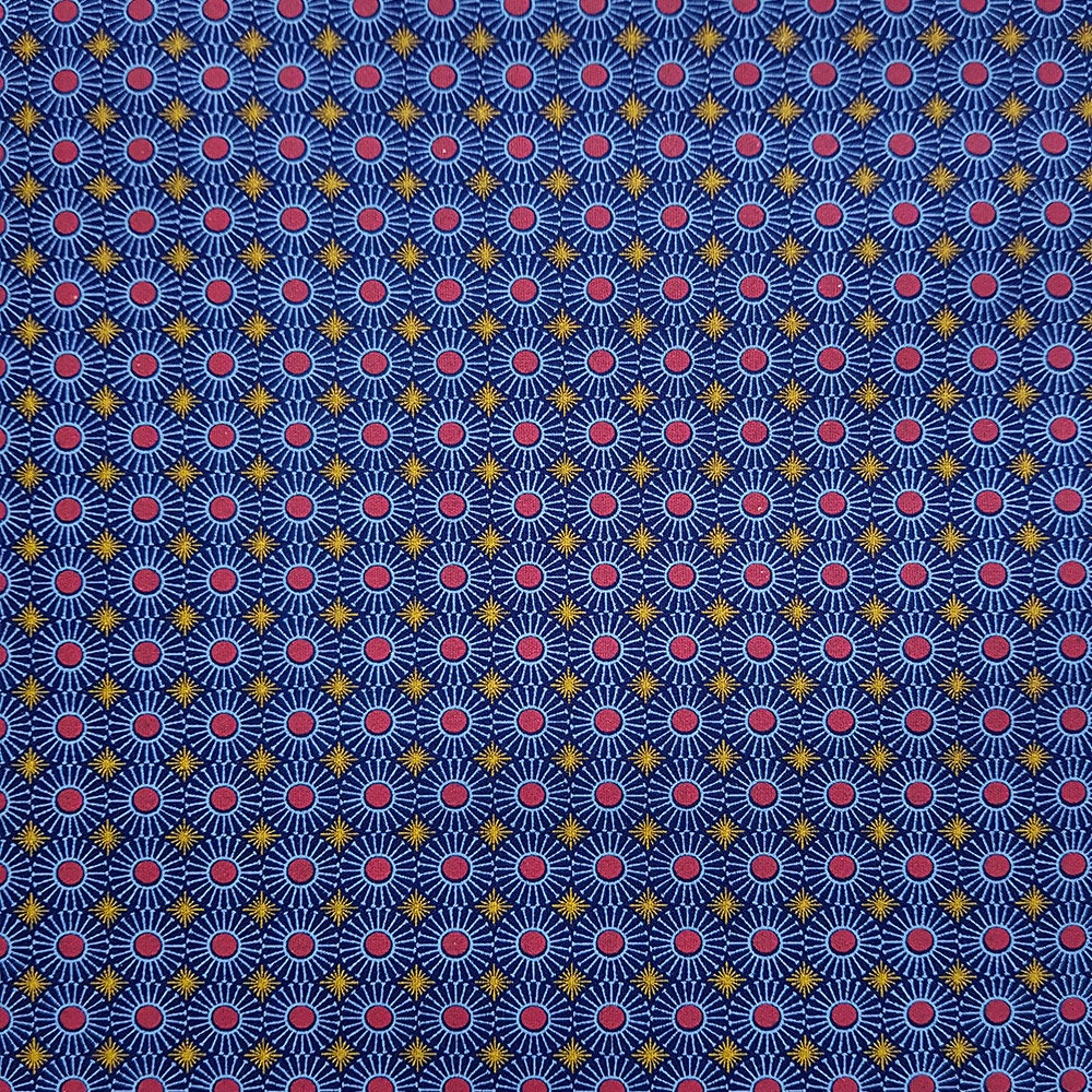 Blue and Yellow Cotton Fabric, Shweshwe Sold by the Metre, 100% Cotton ...