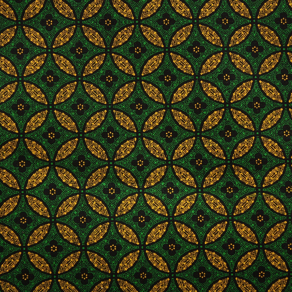 Green Shweshwe Fabric, Green Quilting Fabric, South African Fabric ...