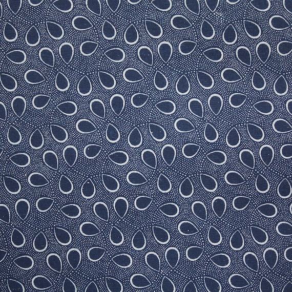 Indigo Blue Shweshwe Fabric by the Metre Blue Quilting Fabric | Etsy UK